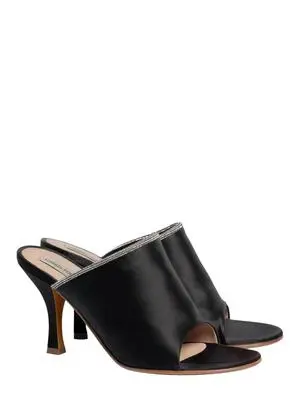 Alberta Ferretti Embellished-trim Sandals - Black