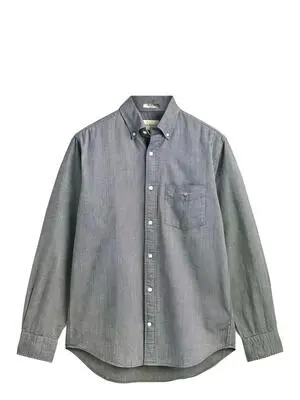 Gant Button-fastening Oxford Shirt - Black