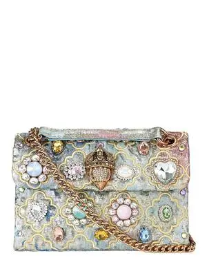 Kurt Geiger Kensington Medium Embellished Tapestry Crossbody - Open Miscellaneous