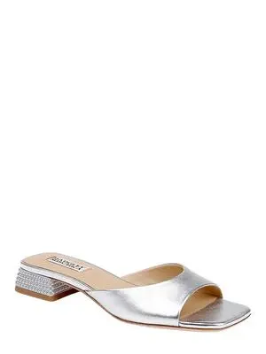 Badgley Mischka Oahu Sandals - Silver Leather