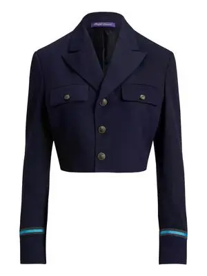 Ralph Lauren Cropped Blazer - Blue