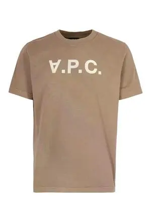 A.p.c. Cotton T-shirt - Neutrals