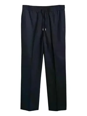 Gant Cotton-linen Trousers - Blue