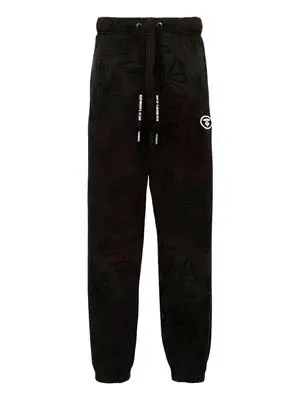 AAPE BY *A BATHING APE Graphic-print Drawstring Track Pants - Black