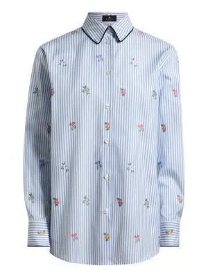 Etro Cotton Button-up Shirt - Plaid