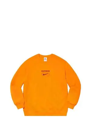 Supreme X Nike Jewel Crew-neck Sweatshirt - Orange