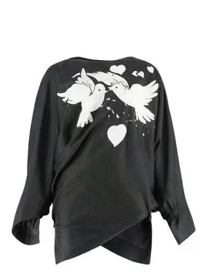 VIVIENNE WESTWOOD Infinity Long-sleeve Sweater - Grey