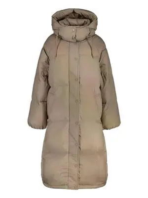 Gant Hooded Down Coat Neutrals