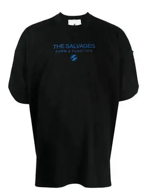 THE SALVAGES Cotton Short-sleeve T-shirt - Black