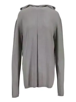 Rick Owens Long-sleeve Hoodie - Grey