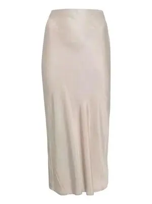 ALOHAS Low-rise Midi Skirt - Silver