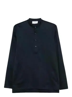 TOKYO Buttoned Polo Shirt - Blue