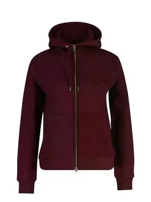 Gant Shield Zip Hoodie - Red