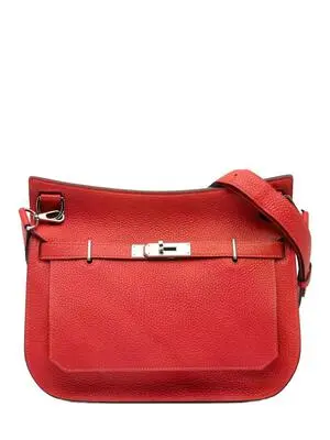 Hermès 2016 Clemence Jypsiere 28 Crossbody Bag - Red