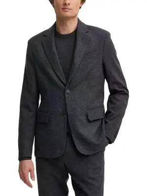 BENETTON Single Breasted Blazer - Grey