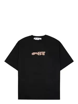 Off-White Carlos Over Skate Logo T-shirt - Black