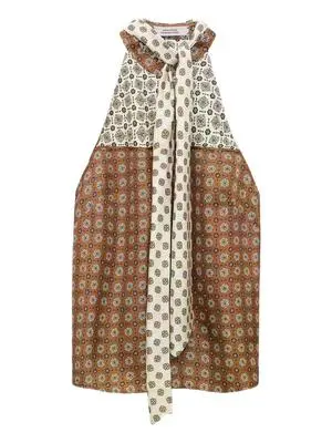 Dorothee Schumacher Geometric-pattern Halterneck - Brown