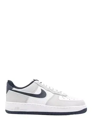 Nike Logo Leather Trainers - Grey