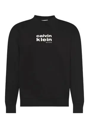 Calvin Klein Logo-print Sweater - Brown