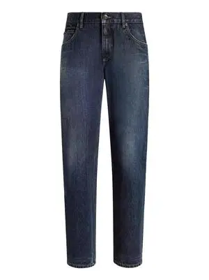 Dolce & Gabbana Button-fastening Jeans - Blue