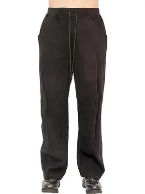 THE VIRIDI-ANNE Drawstring-fastening Trousers - Black