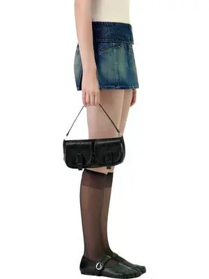 COPERNI Paneled Denim Mini Skirt
