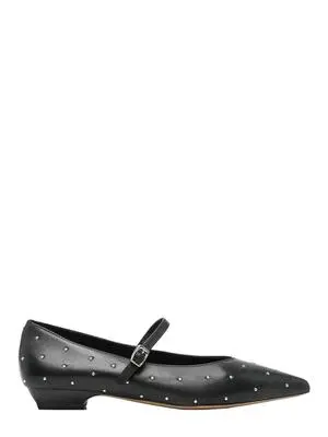 CULT Strap-detail Flat Pumps - Black