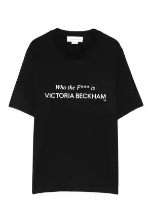 Victoria Beckham Cotton T-shirt - Black