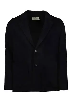 Officine Générale Cyril Single-breasted Blazer - Blue