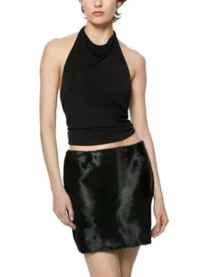 Paris Georgia Arlo Halterneck Top - Black