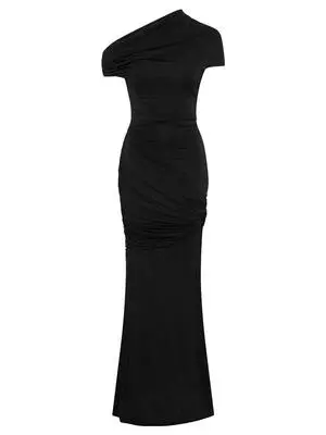 Paris Georgia Pascal One-shoulder Maxi Dress - Black