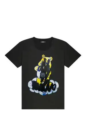 CHITO Bear-print T-shirt - Black