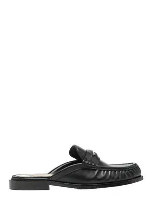 Burberry Cadet Leather Mules - Black