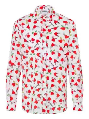 Moschino Heart-print Shirt - White