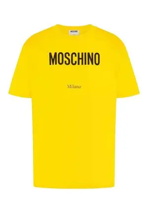 Moschino Logo-print T-shirt - Yellow