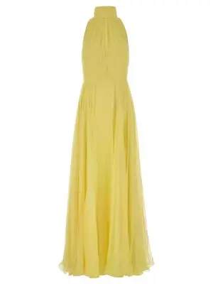 Givenchy Halterneck Maxi Dress - Yellow