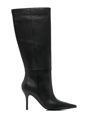 Guess Pointed Boots - Black