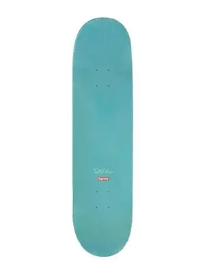 Supreme X Dan Colen Candle-print Skateboard - Blue