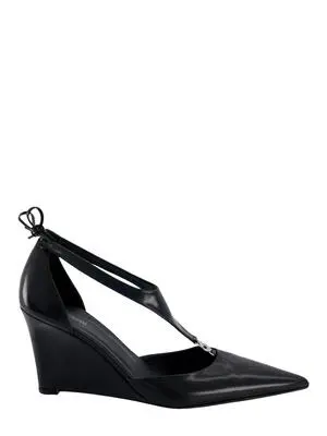 Coperni T-bar Wedge Heel Pumps - Black