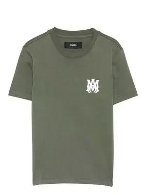 Amiri Logo-detail Crew-neck T-shirt - Green