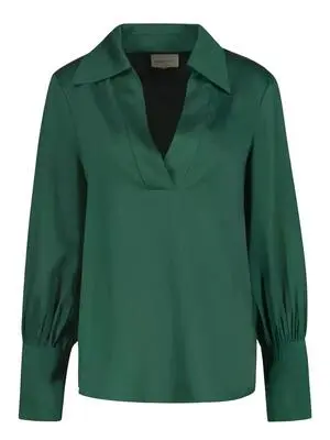 Gant Satin Blouse - Green