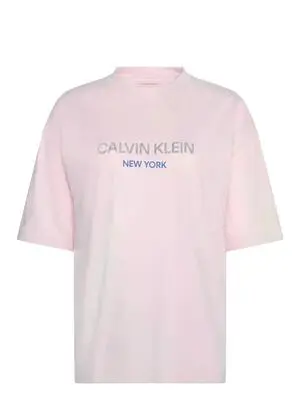 Calvin Klein Sequin-embellished T-shirt - Pink