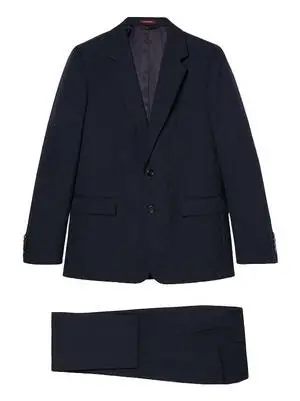 Gucci Gg Wool Jacquard Suit - Blue