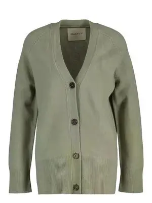 Gant V-neck Cardigan - Green
