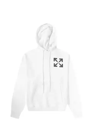 Off-White Arrow Over Hoodie - White
