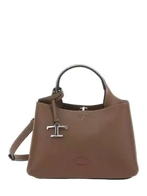 TOD'S Logo-charm Tote Bag - Brown