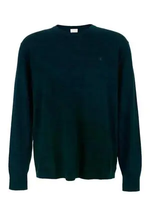 Calvin Klein Logo-embroidered Sweater - Blue