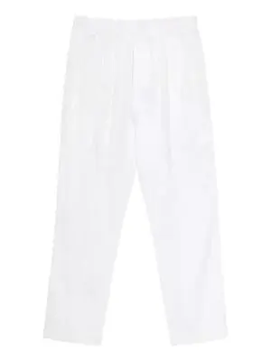 TOM FORD Herringbone Pleated Trousers - White