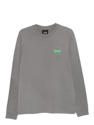 BOILER ROOM Core Long-sleeve Logo T-shirt - Grey
