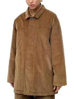 N°21 Corduroy Coat - Brown